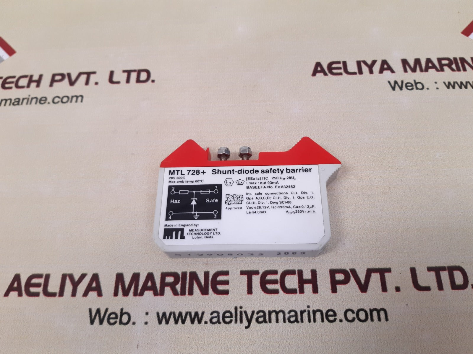 Mtl 728+ shunt-diode safety barrier – Aeliya Marine Tech®