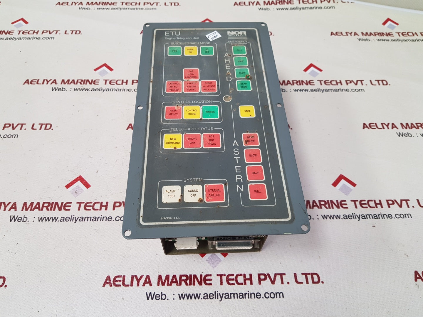 Kongsberg norcontrol etu 001 engine telegraph unit 8200011 – Aeliya ...
