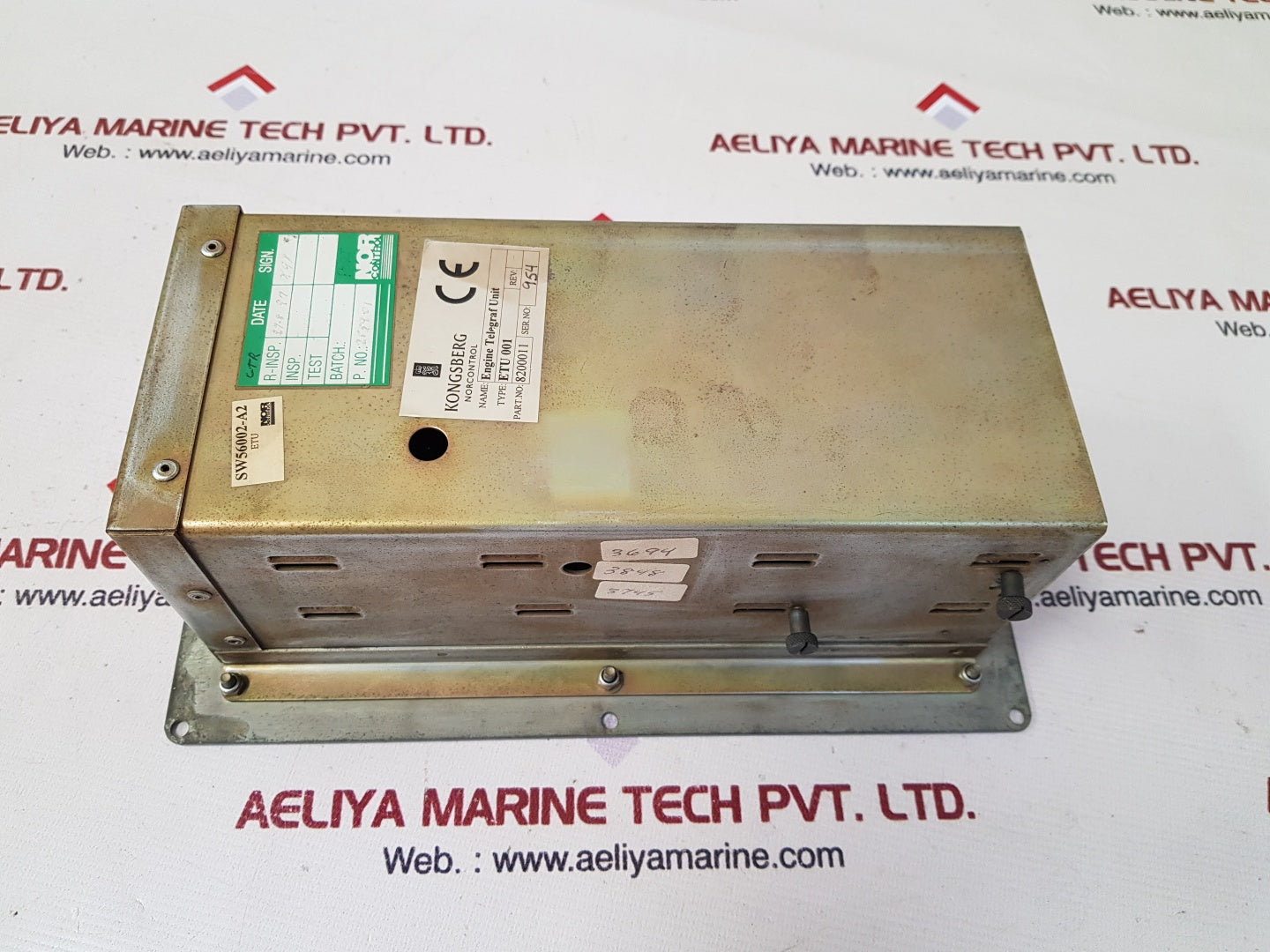 Kongsberg norcontrol etu 001 engine telegraph unit 8200011 – Aeliya ...