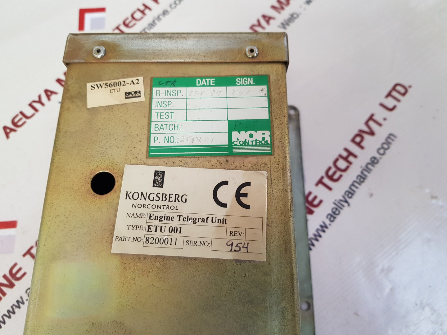 Kongsberg norcontrol etu 001 engine telegraph unit 8200011 – Aeliya ...