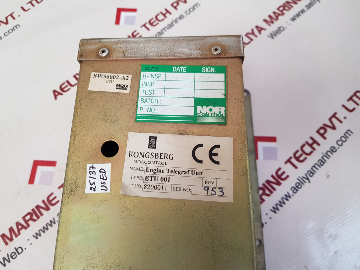 Kongsberg norcontrol etu 001 engine telegraph unit 8200011 – Aeliya ...