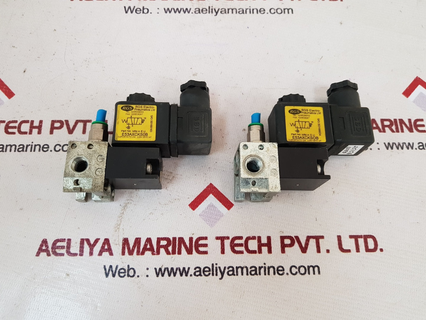 Rgs e53axcksob solenoid valve – Aeliya Marine Tech