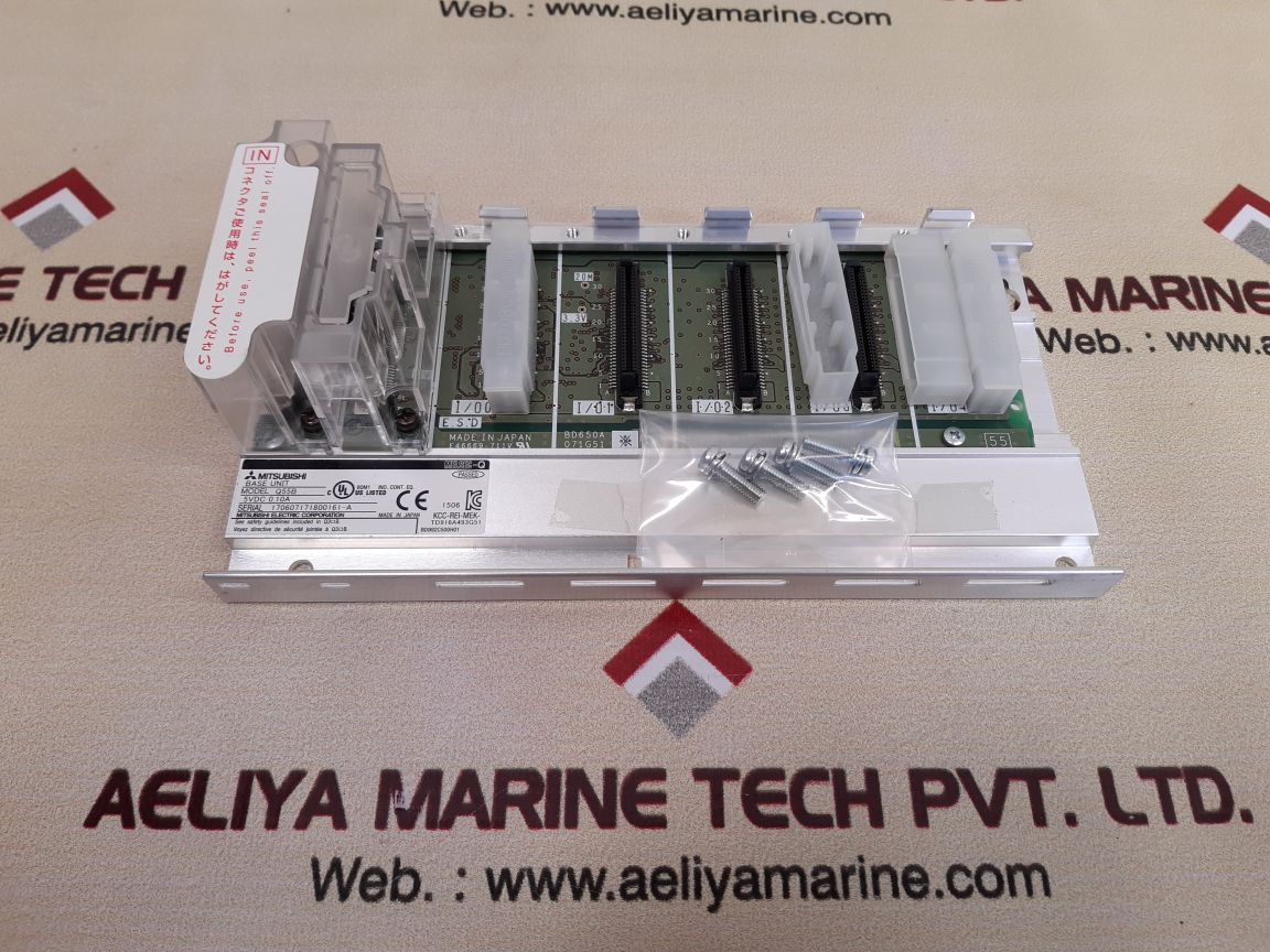 Mitsubishi q55b melsec-q base unit – Aeliya Marine Tech