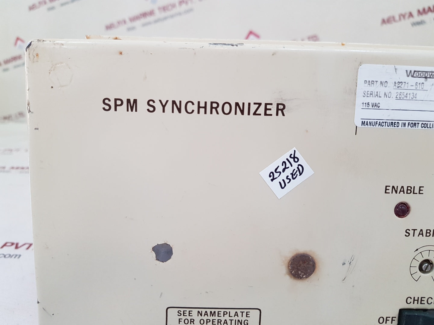 Woodward a8271-610 spm synchronizer 115 vac – Aeliya Marine Tech