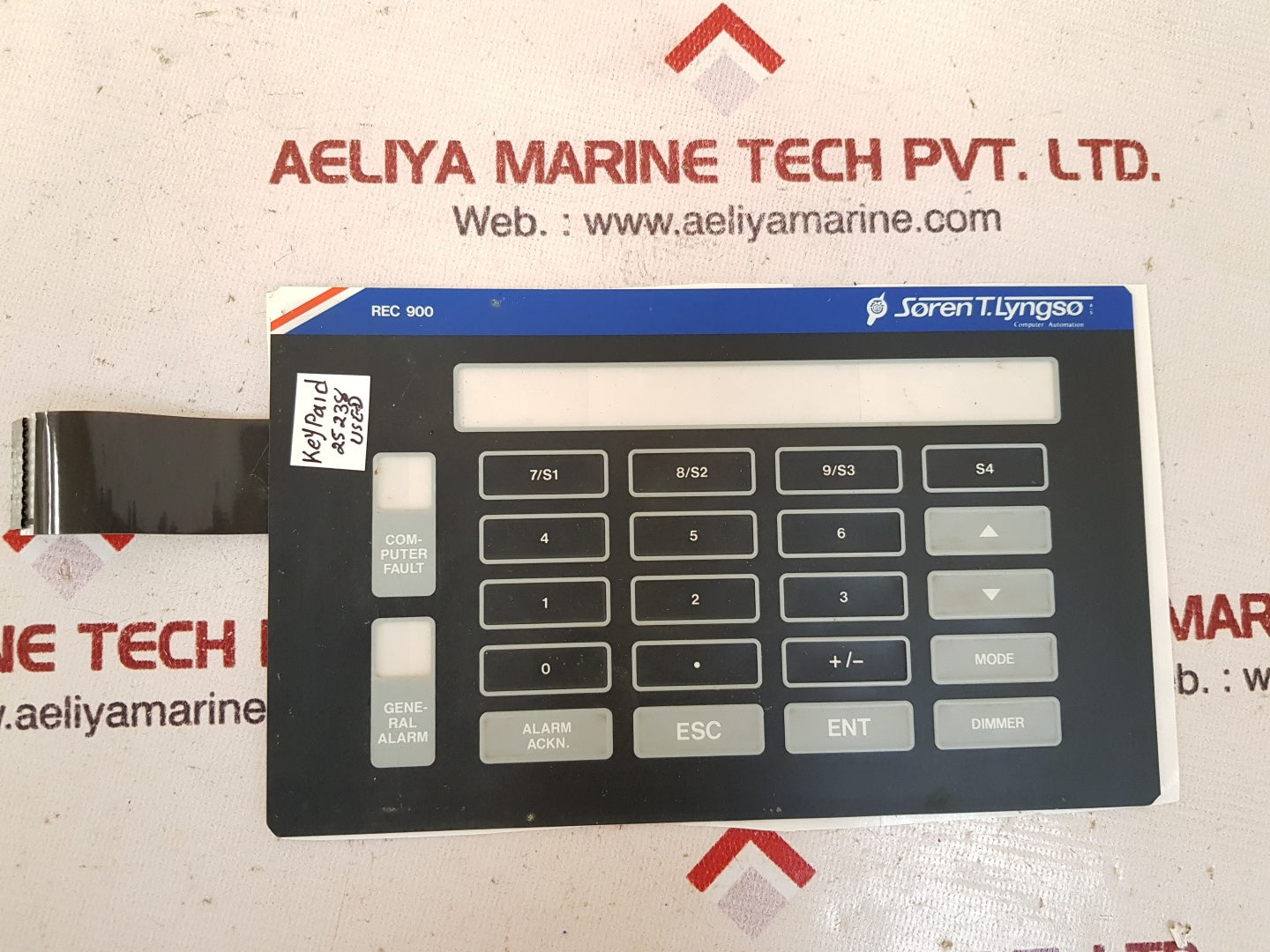Soren t.lyngso rec 900 keypad – Aeliya Marine Tech