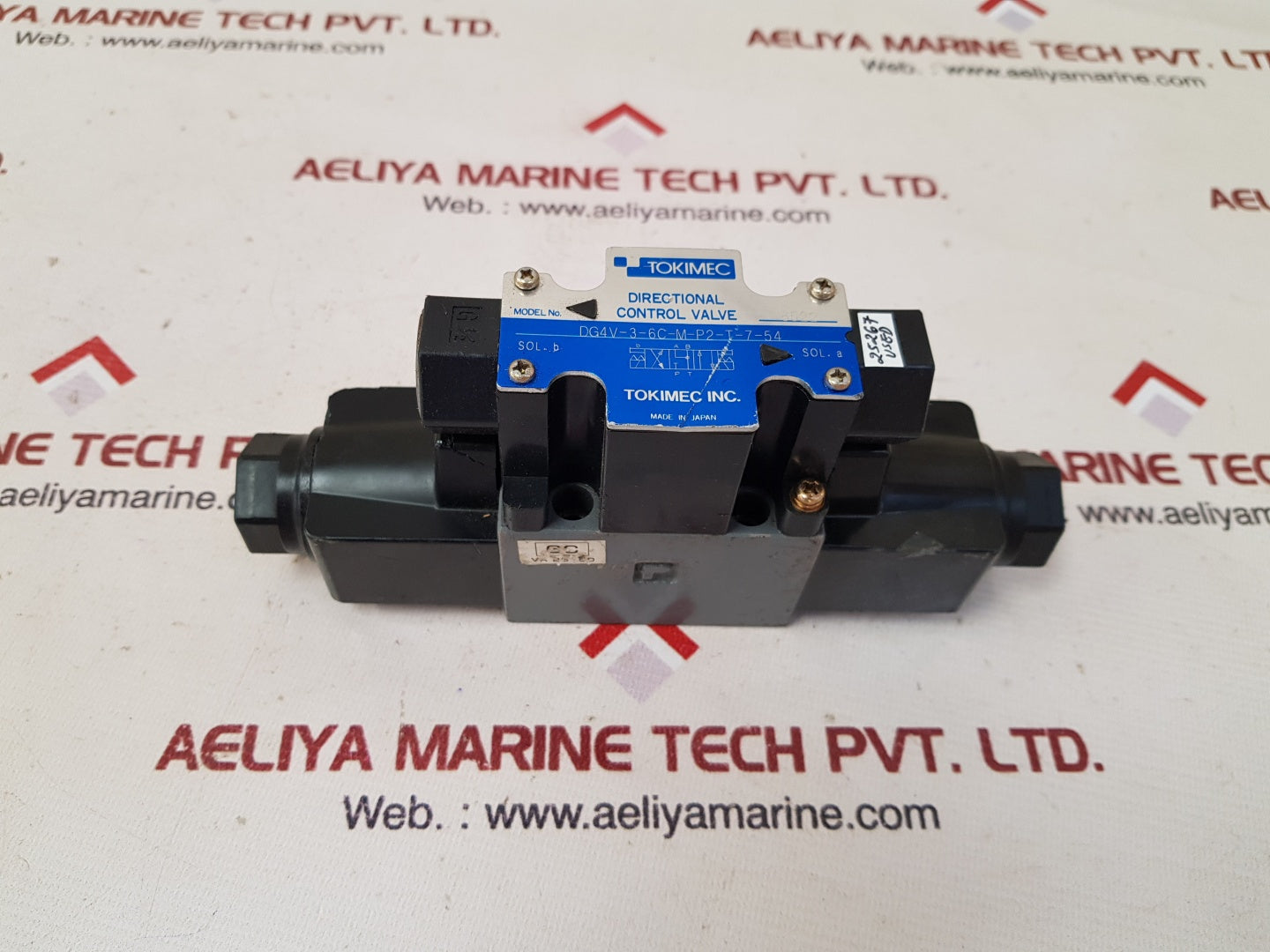 Tokimec dg4v-3-6c-m-p2-t-7-54 directional control valve – Aeliya Marine ...