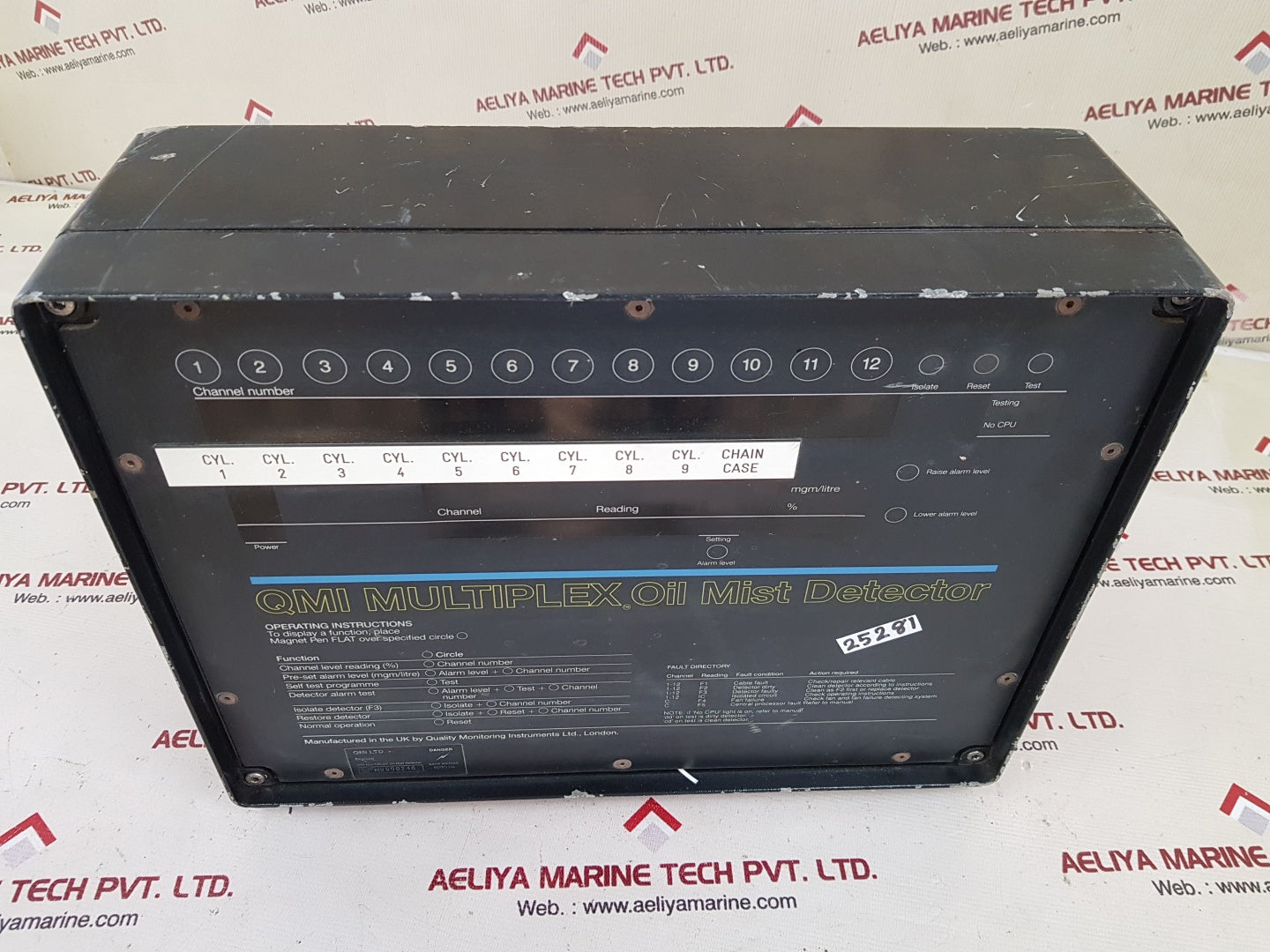 Qmi multiplex oil mist detector – Aeliya Marine Tech®