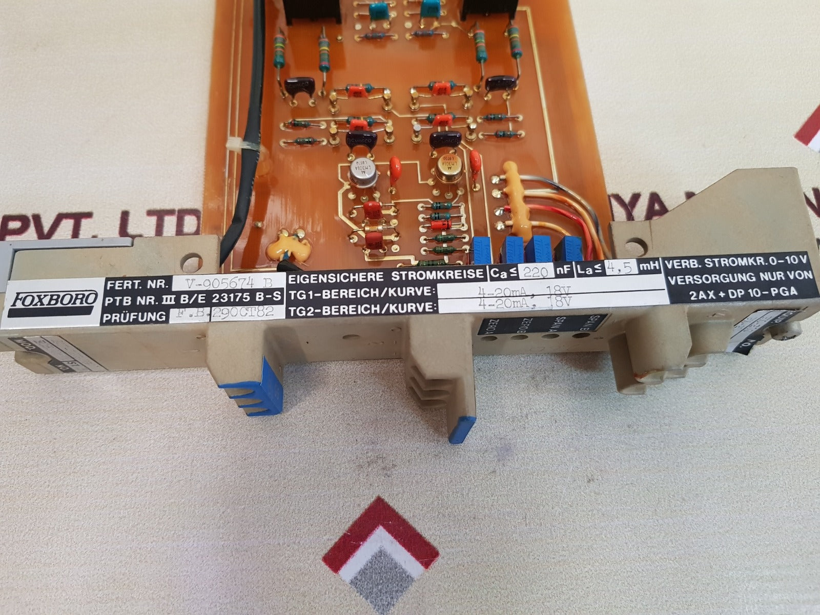 Foxboro 2ai-i2v-pga converter module – Aeliya Marine Tech