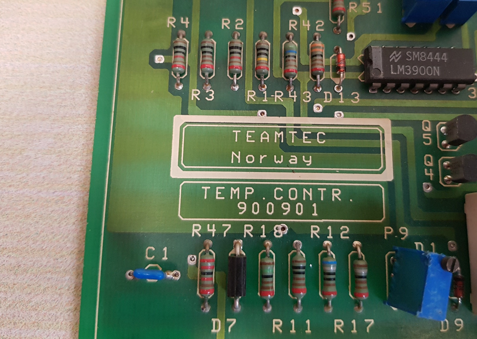 Teamtec 900901 temperature control board – Aeliya Marine Tech