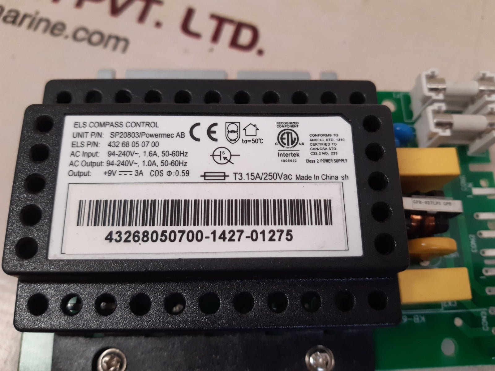 Els compass control sp20803/powermec ab – Aeliya Marine Tech