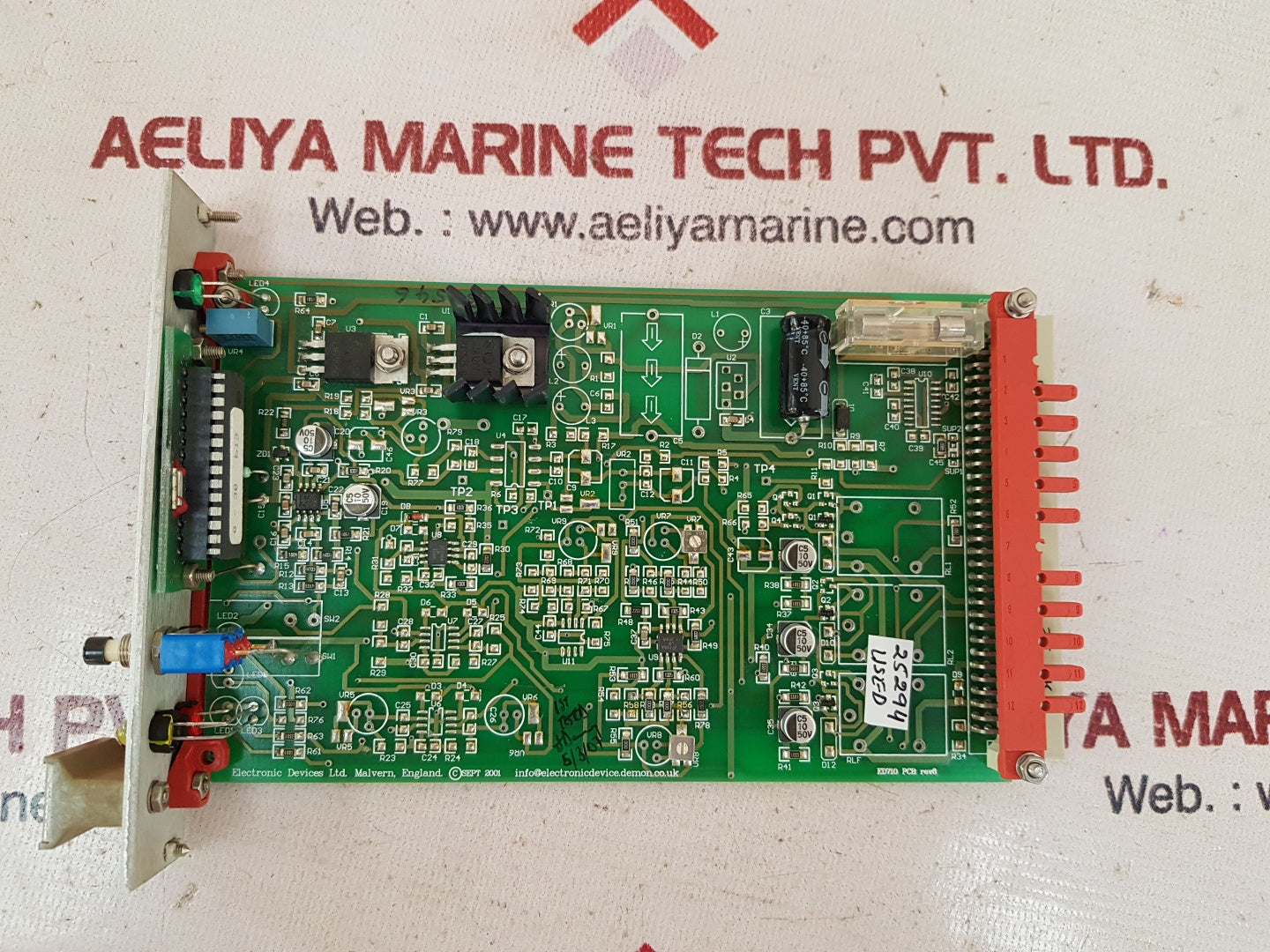 Electronic devices ed710 rev6 pcb card – Aeliya Marine Tech
