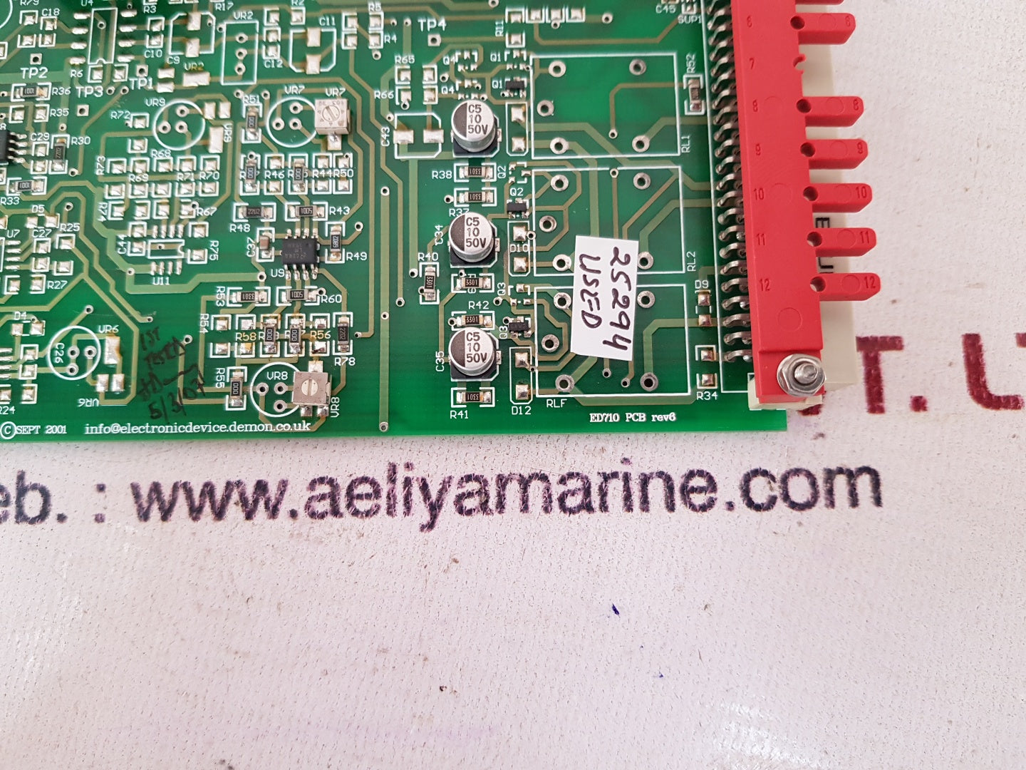 Electronic devices ed710 rev6 pcb card – Aeliya Marine Tech