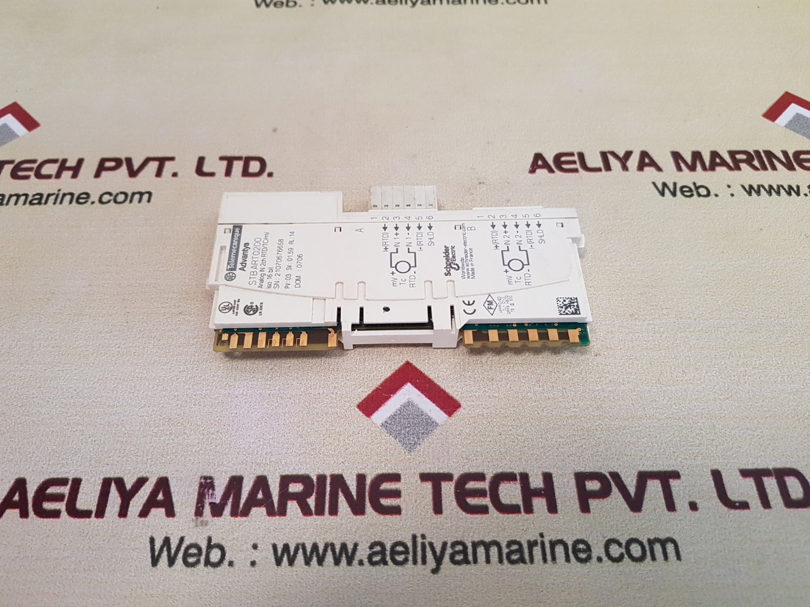 Telemecanique advantys stb art0200 analog input module – Aeliya Marine Tech
