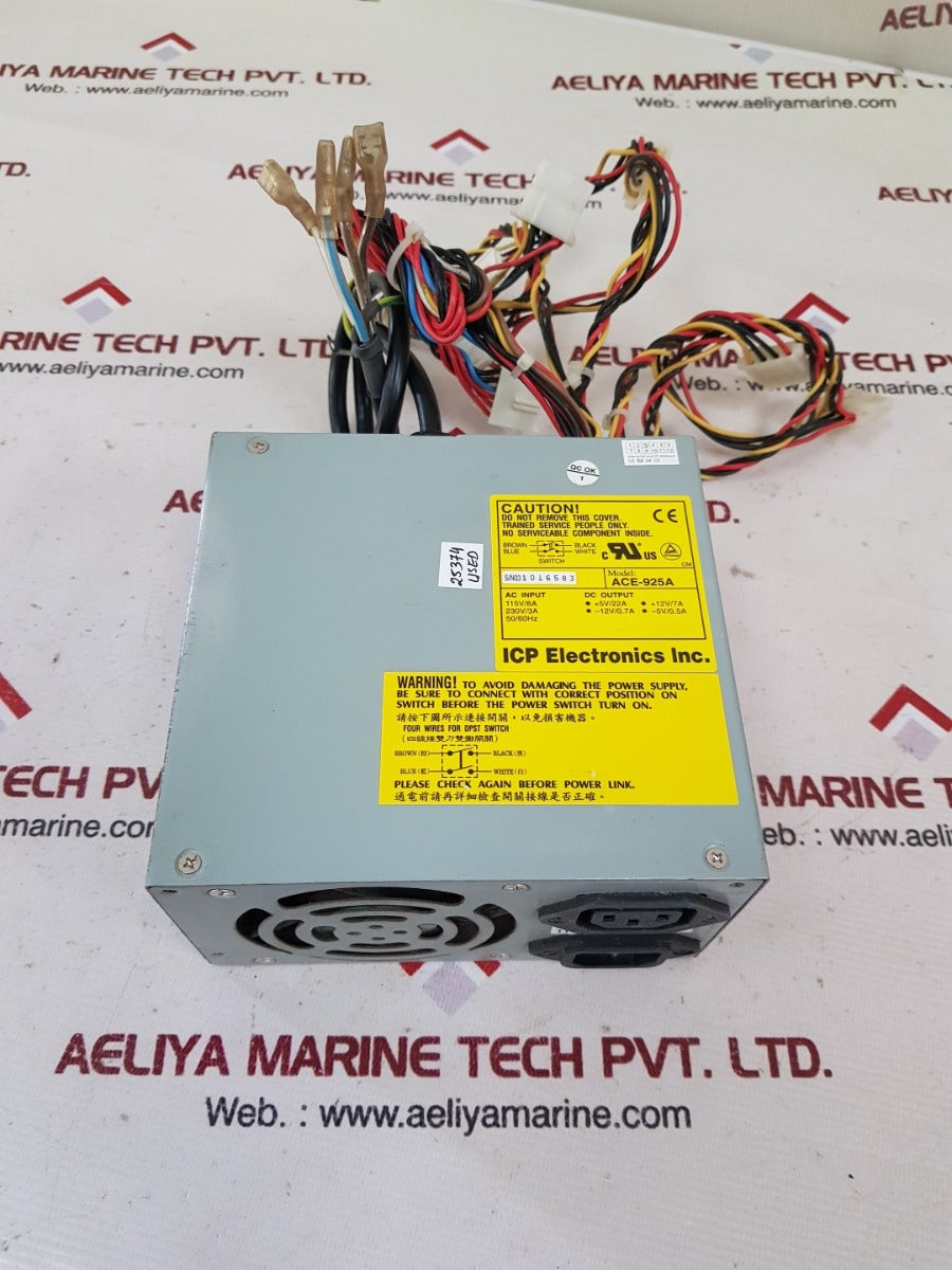 Icp electronics ace-925a input power supply – Aeliya Marine Tech®