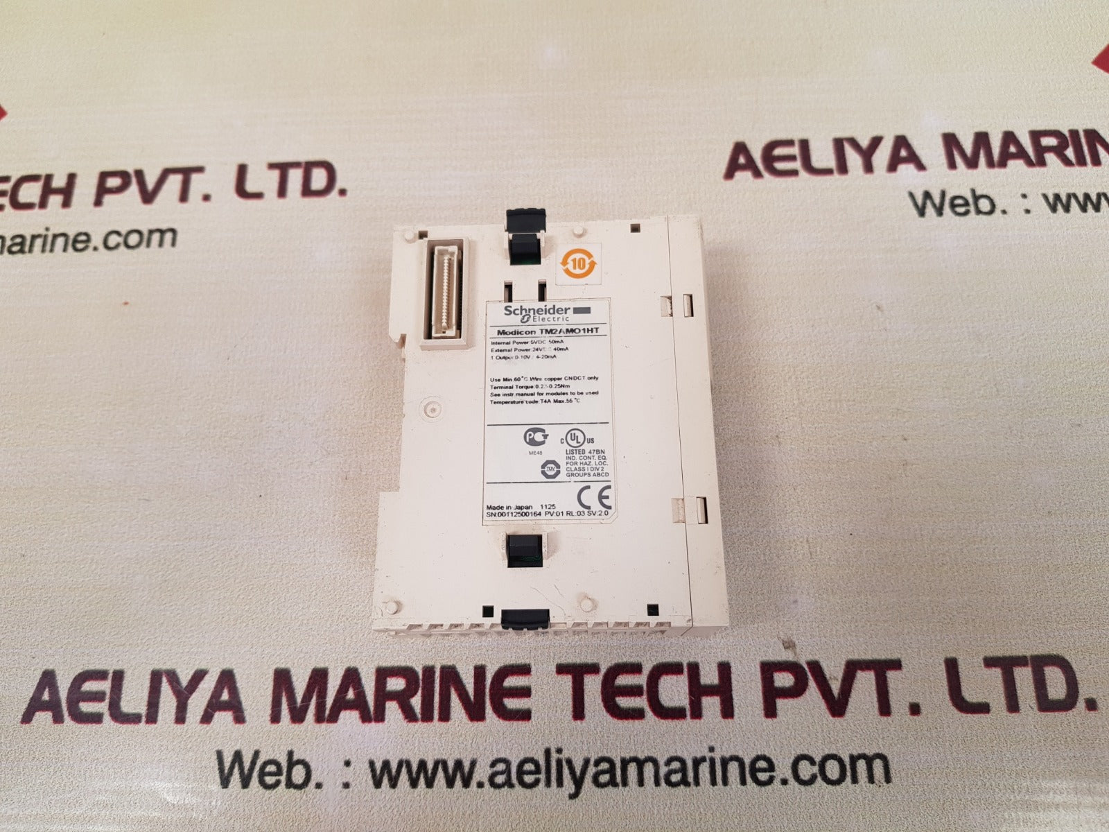 Schneider modicon tm2amo1ht analog output module – Aeliya Marine Tech®