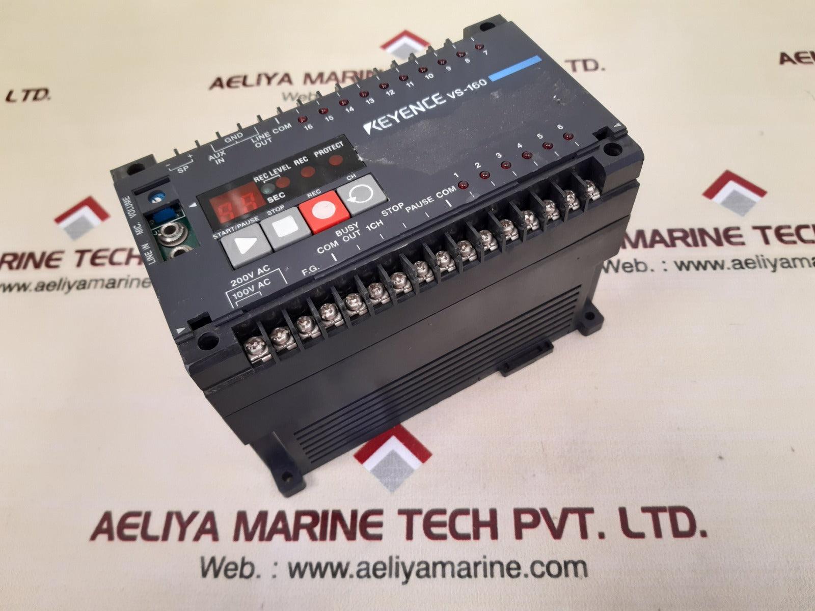 Keyence vs-160 voice alarm recorder – Aeliya Marine Tech®
