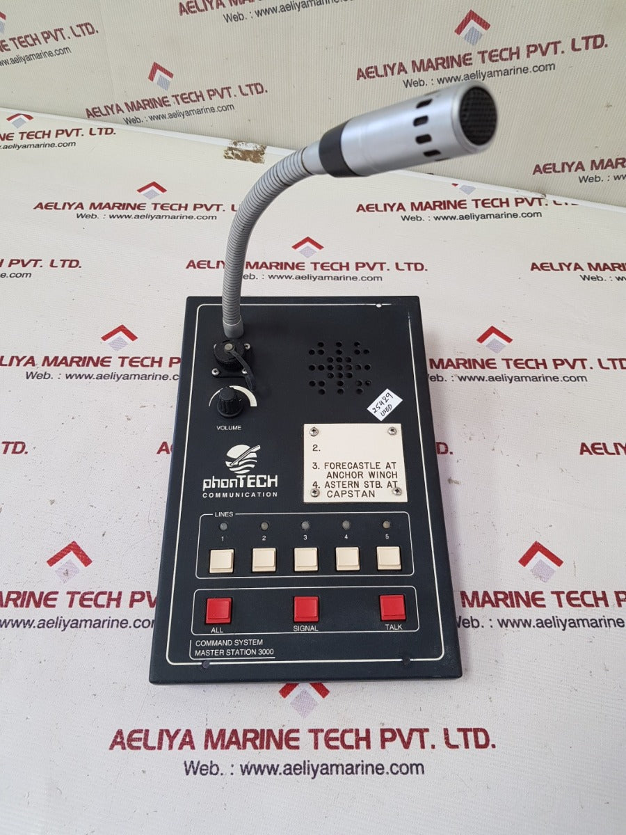 Phontech command system master station 3000 – Aeliya Marine Tech®
