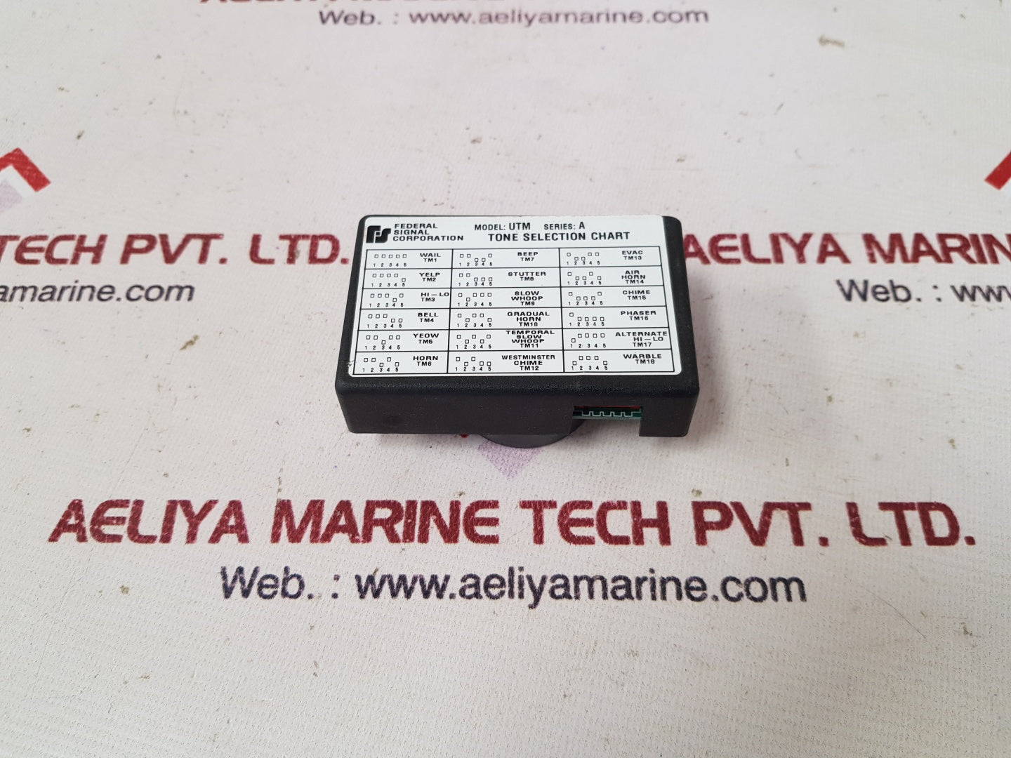 Federal signal utm universal tone module series a – Aeliya Marine Tech