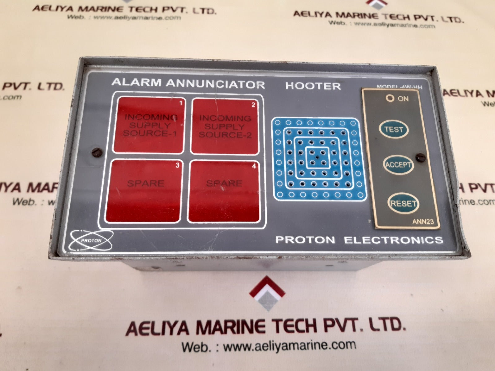 Proton Electronics 4W-hh Alarm Annunciator – Aeliya Marine Tech
