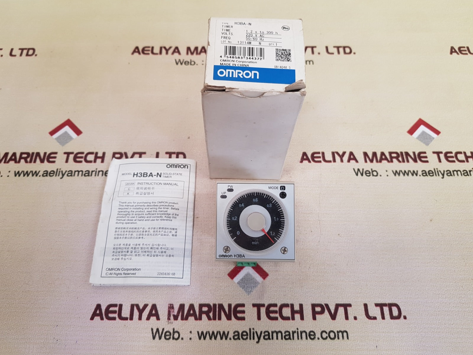 Omron H3Ba-n Solid-state Timer 0–1.2 Min, 220Vac 50/60 Hz – Aeliya ...