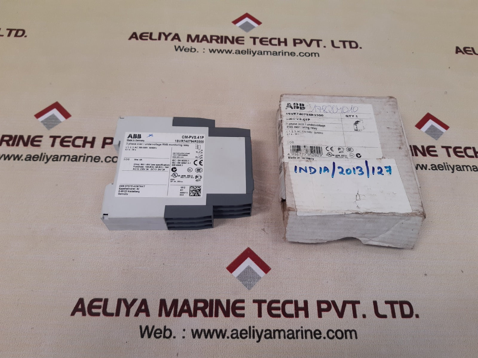 Abb Cm-pvs.41P 3-phase Over/ Undervoltage Monitoring Relay 1Svr740794R ...