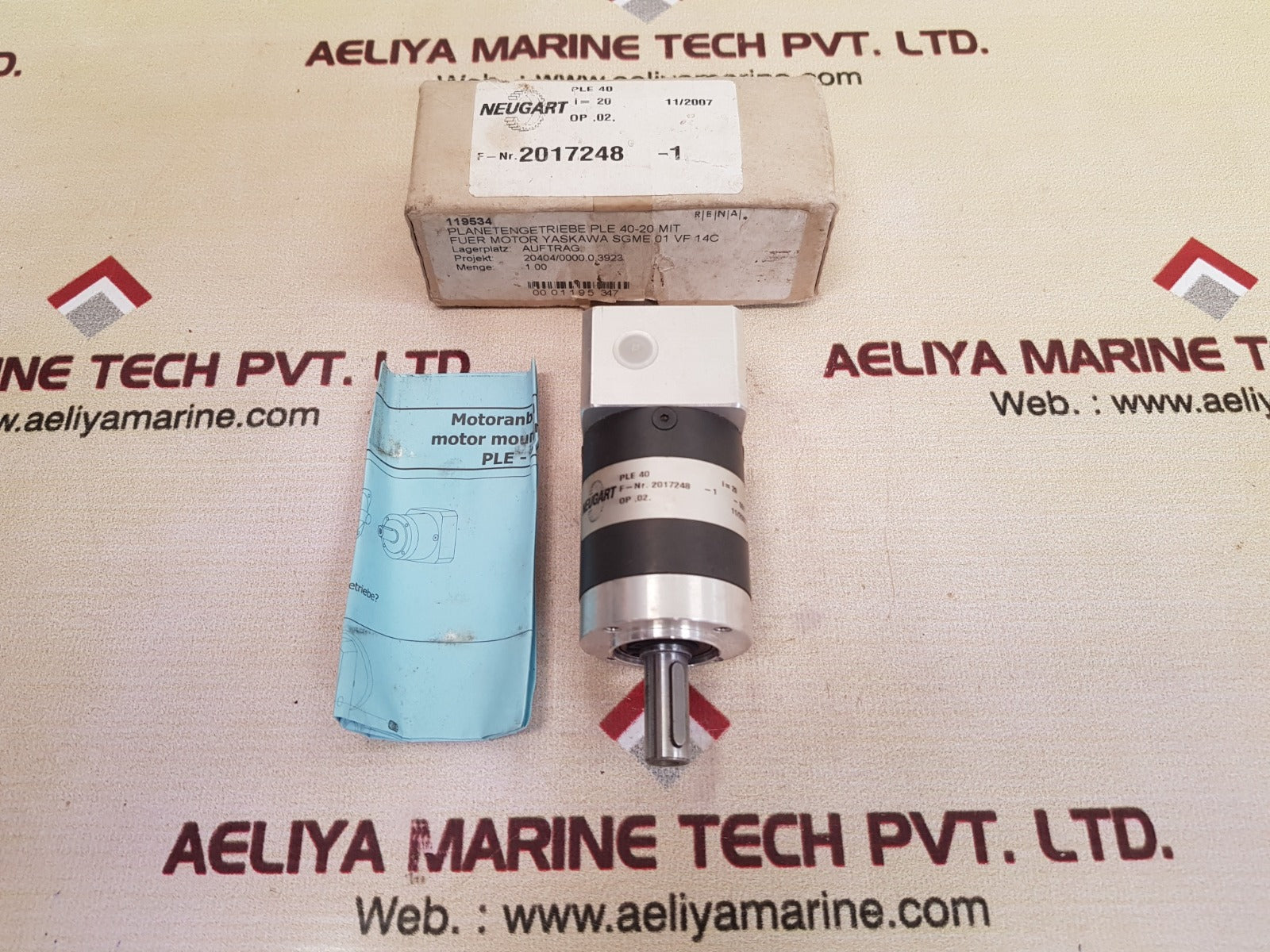 Neugart Ple 40 Planetary Gearbox – Aeliya Marine Tech