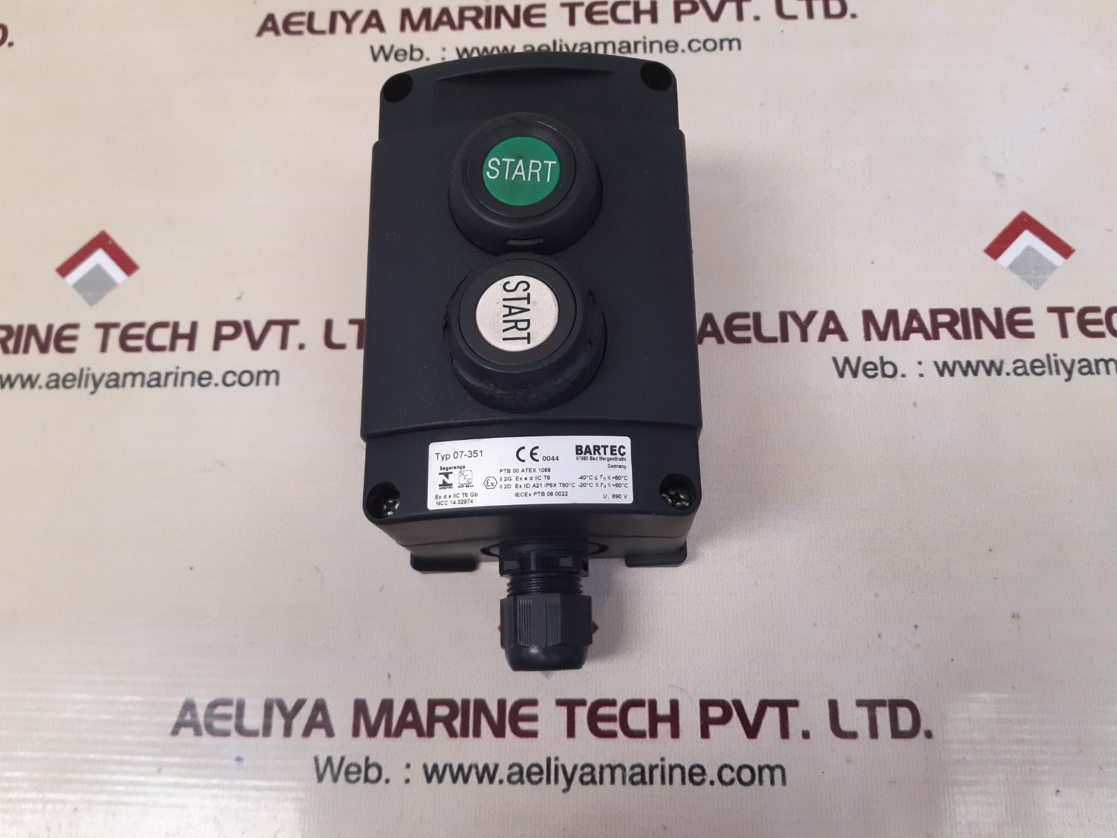 Bartec 07-351 Emergency Push Button Station – Aeliya Marine Tech