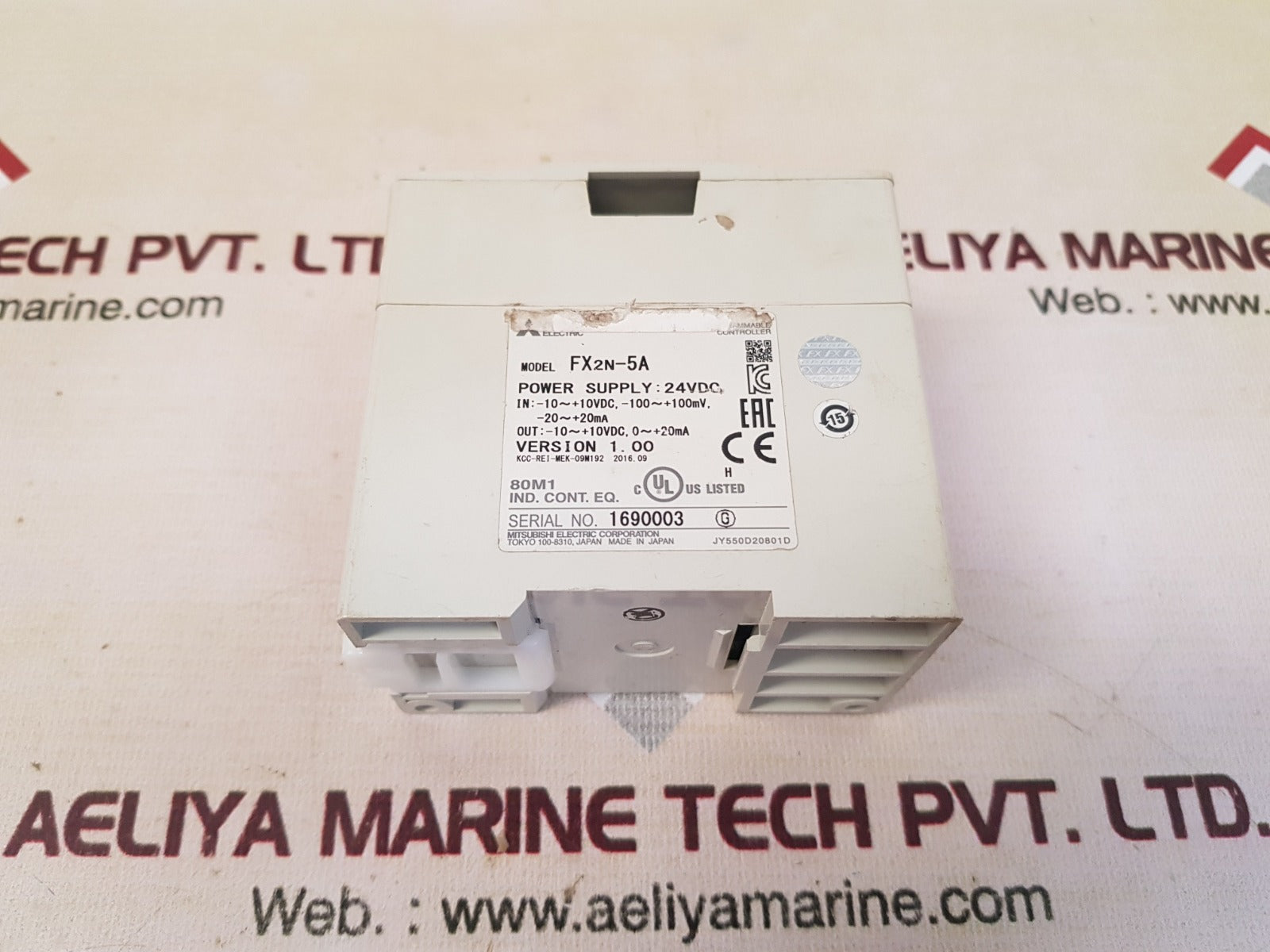 Mitsubishi Fx2N-5A Programmable Controller Module 24Vdc – Aeliya Marine ...