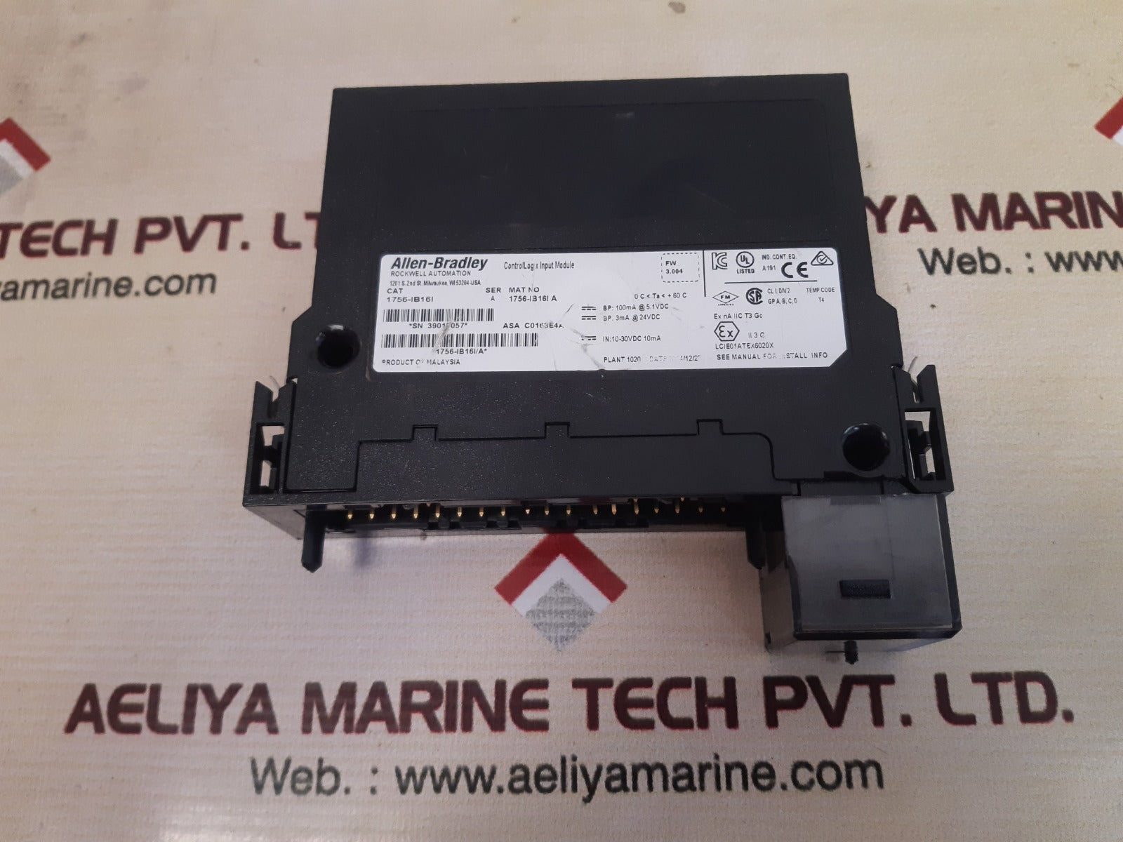 Allen-bradley 1756-ib16I Ser.A Controllogix Isolated Input Module 10 ...