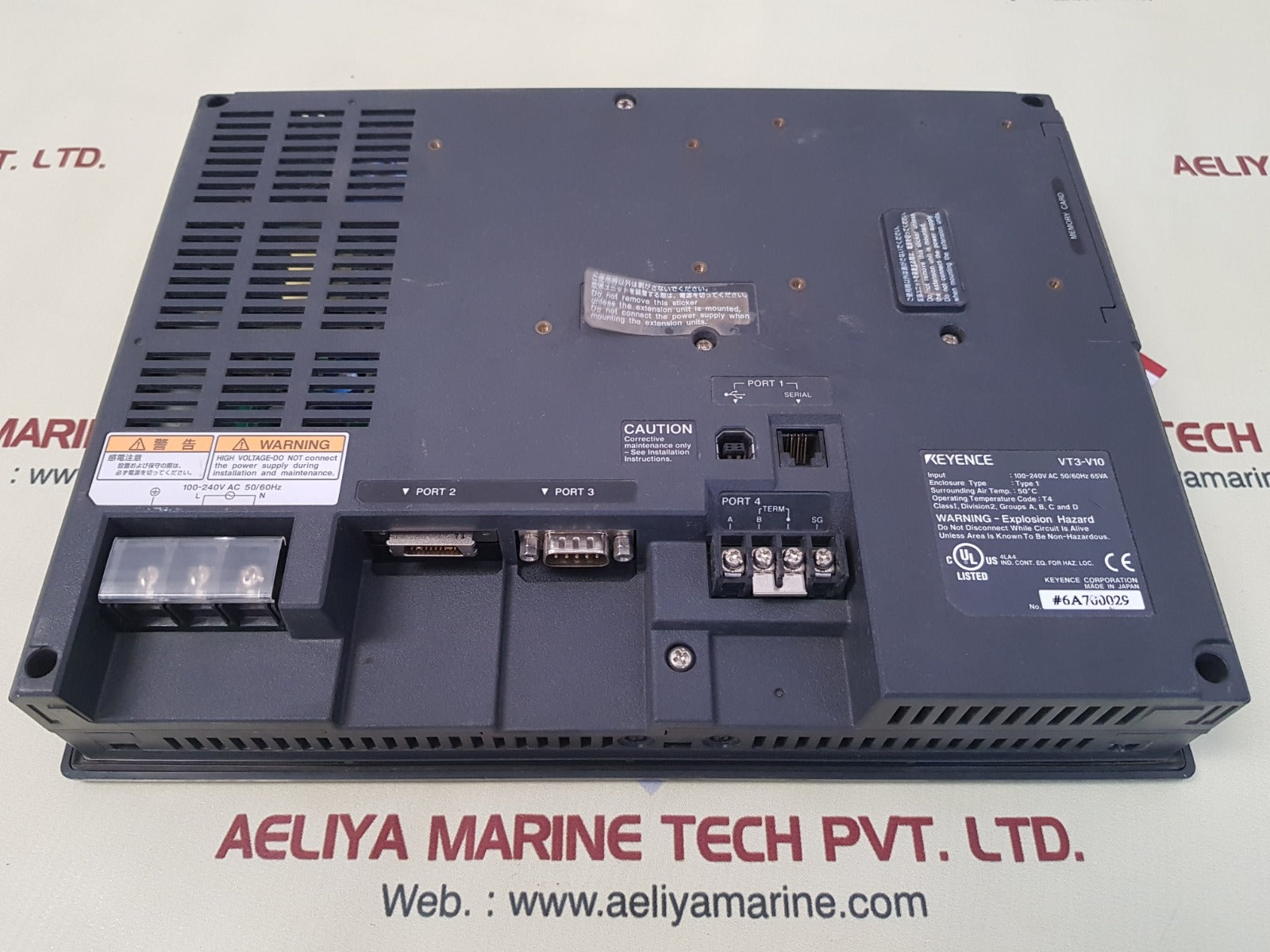 Keyence Vt3-v10 Touch Screen Panel Air Temp 50°C – Aeliya Marine Tech®