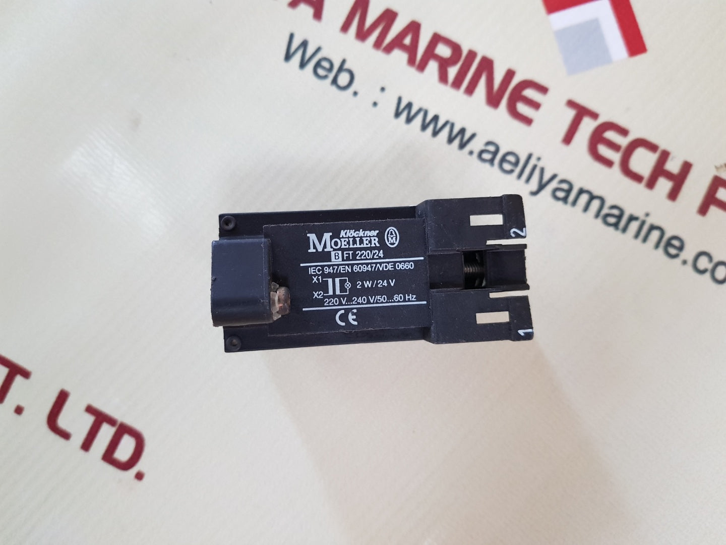 Klockner moeller bft 220/24 lamp transformer – Aeliya Marine Tech