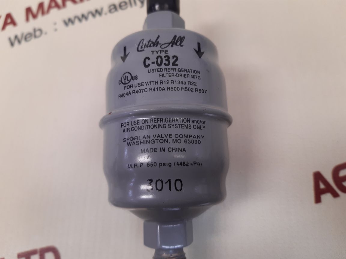 Sporlan catch-all c-032 filter-drier – Aeliya Marine Tech