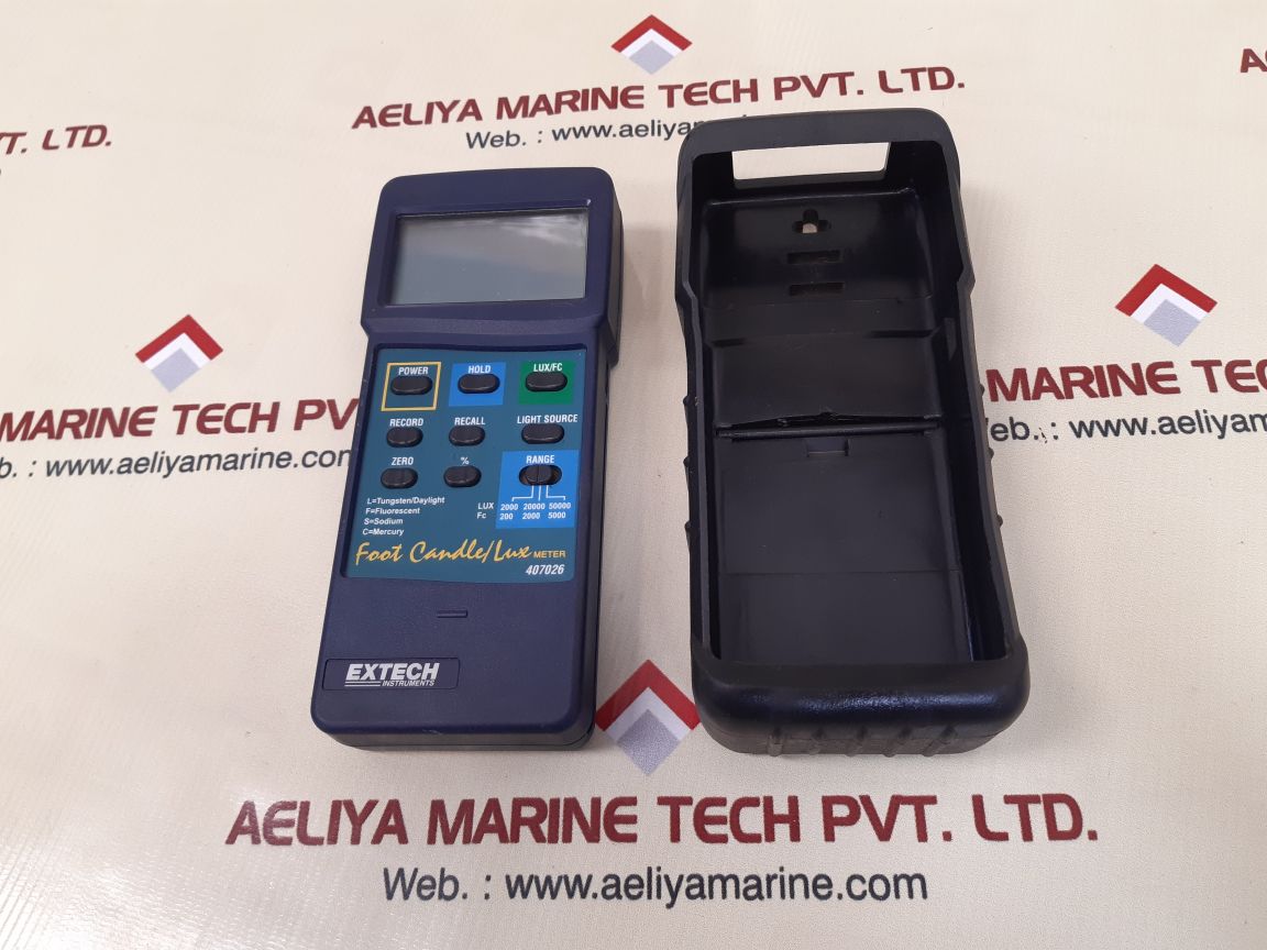 Extech 407026 lux heavy duty light meter – Aeliya Marine Tech