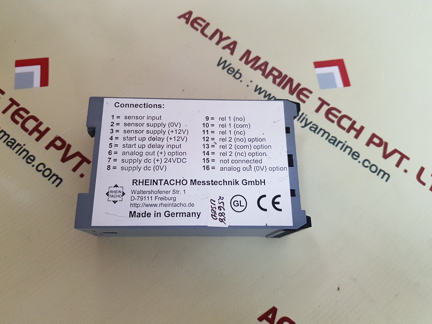 Rheintacho 5823.200p programmable speed monitor – Aeliya Marine Tech®