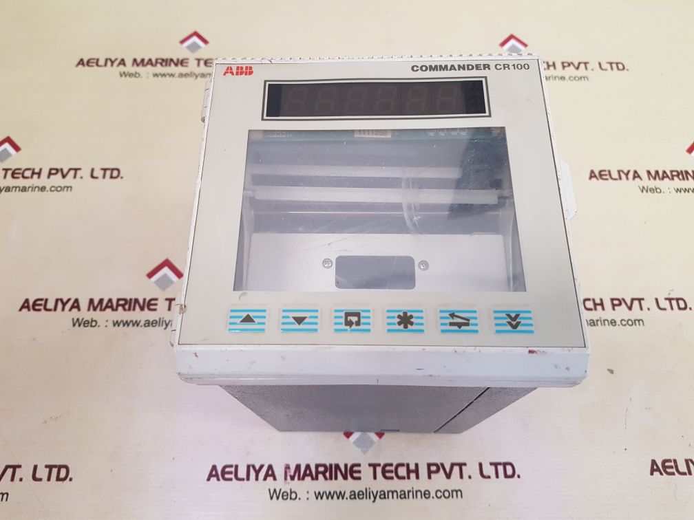 Abb Commander Cr 100 Digital Chart Recorder 85/265 Vac 50/60Hz (Not Wo ...