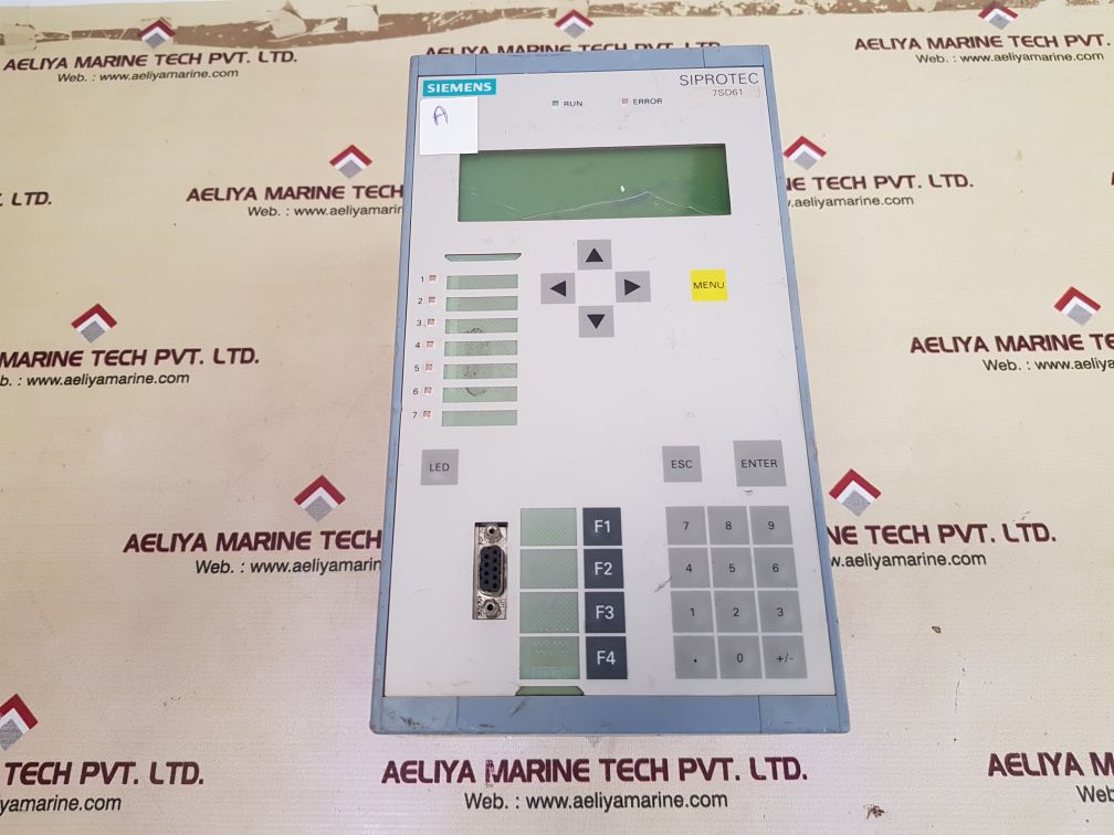 Siemens siprotec line differential protection relay 7sd6101-4bb09-0ba0 ...
