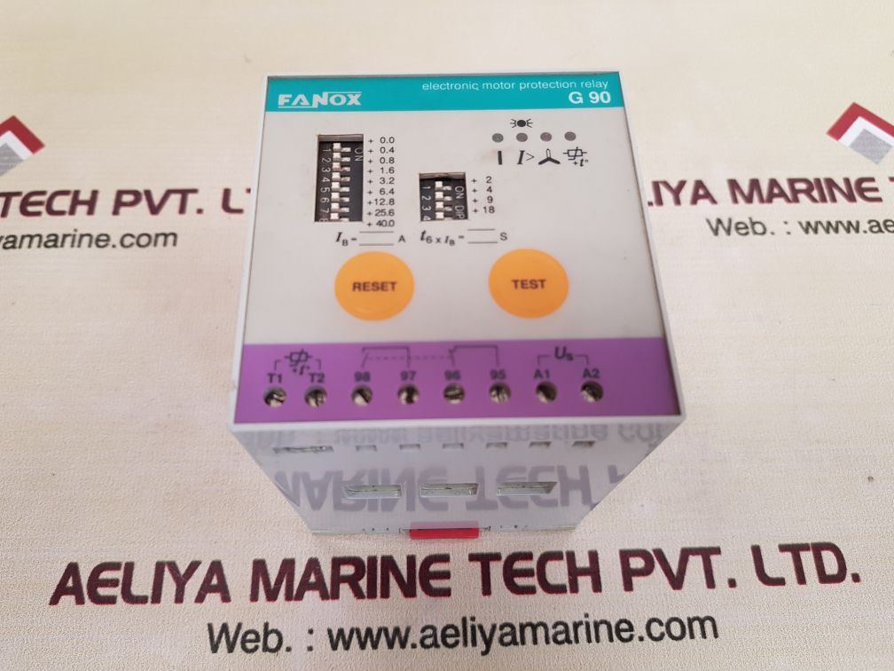 Fanox g90 electronic motor protection relay – Aeliya Marine Tech