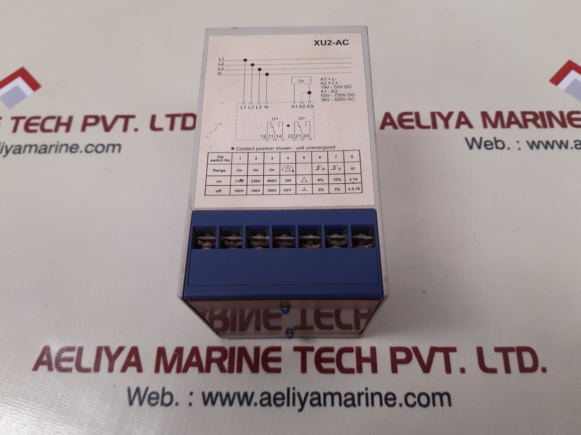 Woodward xu2-ac ac voltage relay – Aeliya Marine Tech