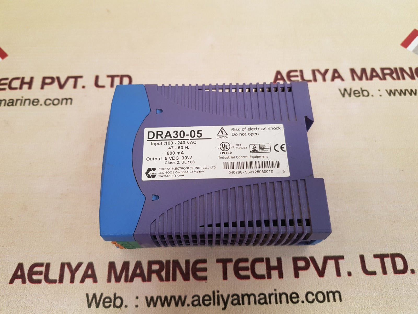 Chinfa electronics dra30-05 power supply – Aeliya Marine Tech®