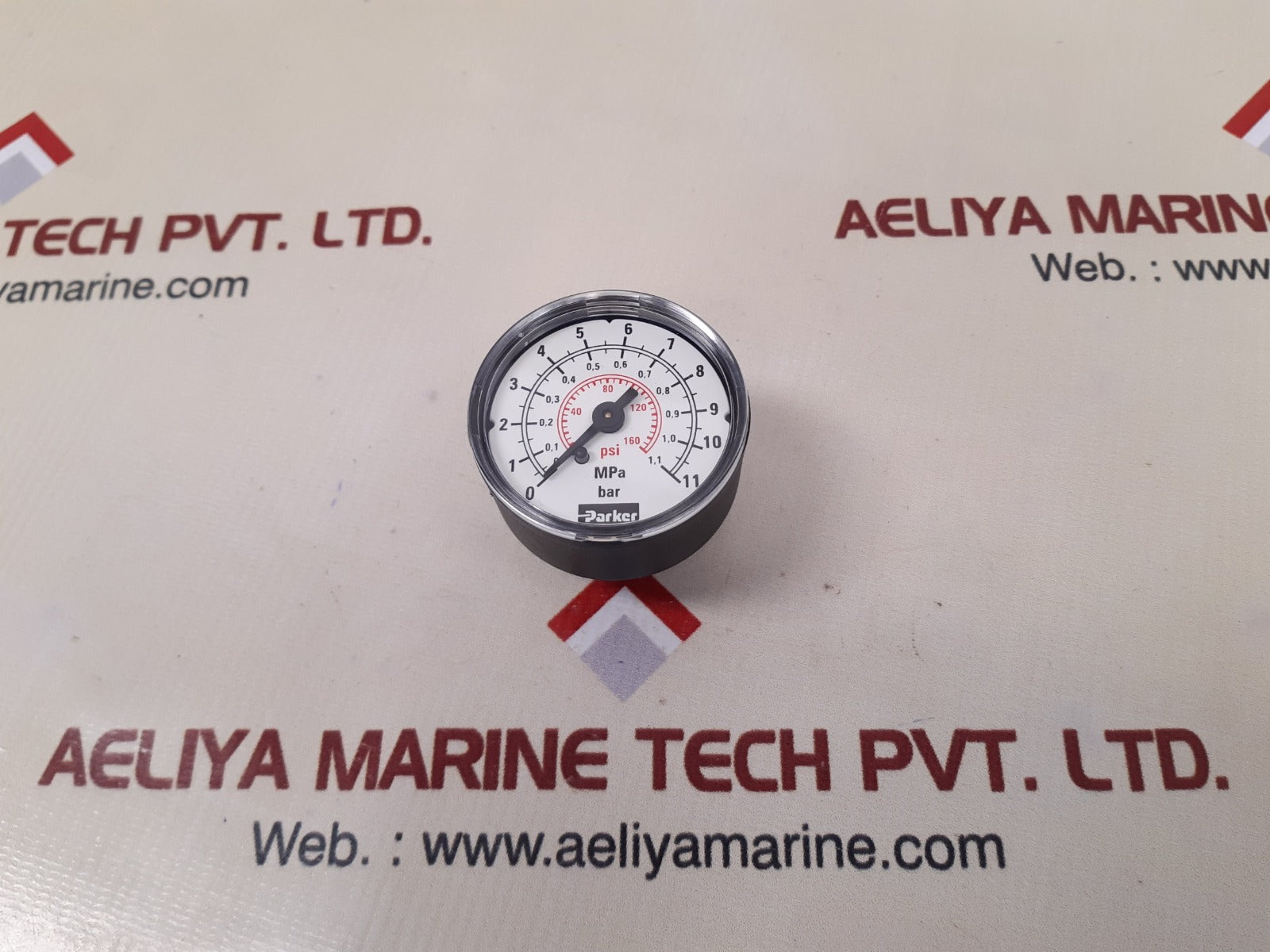Parker p6g-erb2110 pneumatic gauge 0 to 11 bar – Aeliya Marine Tech®