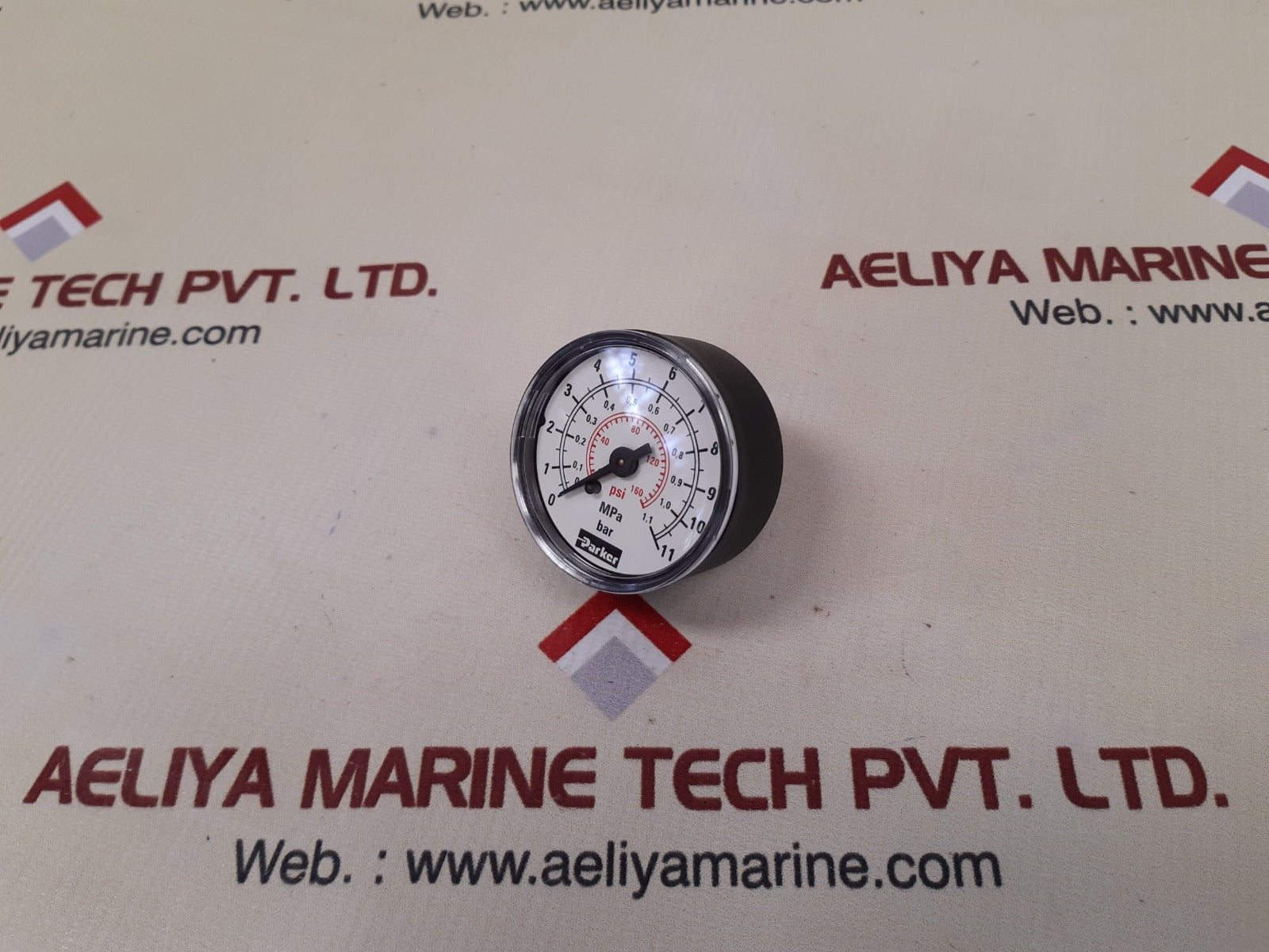 Parker p6g-erb2110 pneumatic gauge 0 to 11 bar – Aeliya Marine Tech®