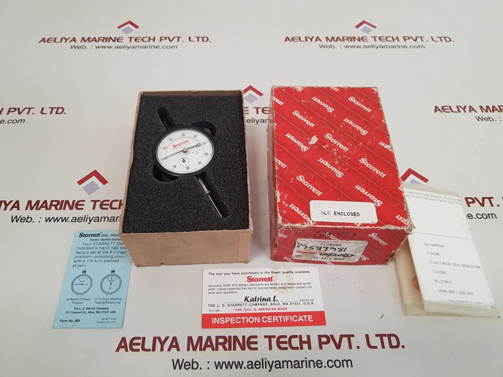 Starrett 25-441j dial indicator – Aeliya Marine Tech