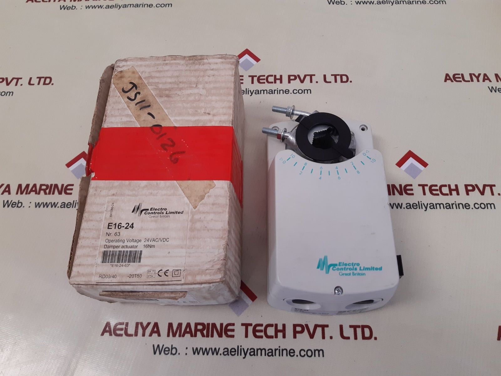 Electro controls e16-24 damper valve motor – Aeliya Marine Tech