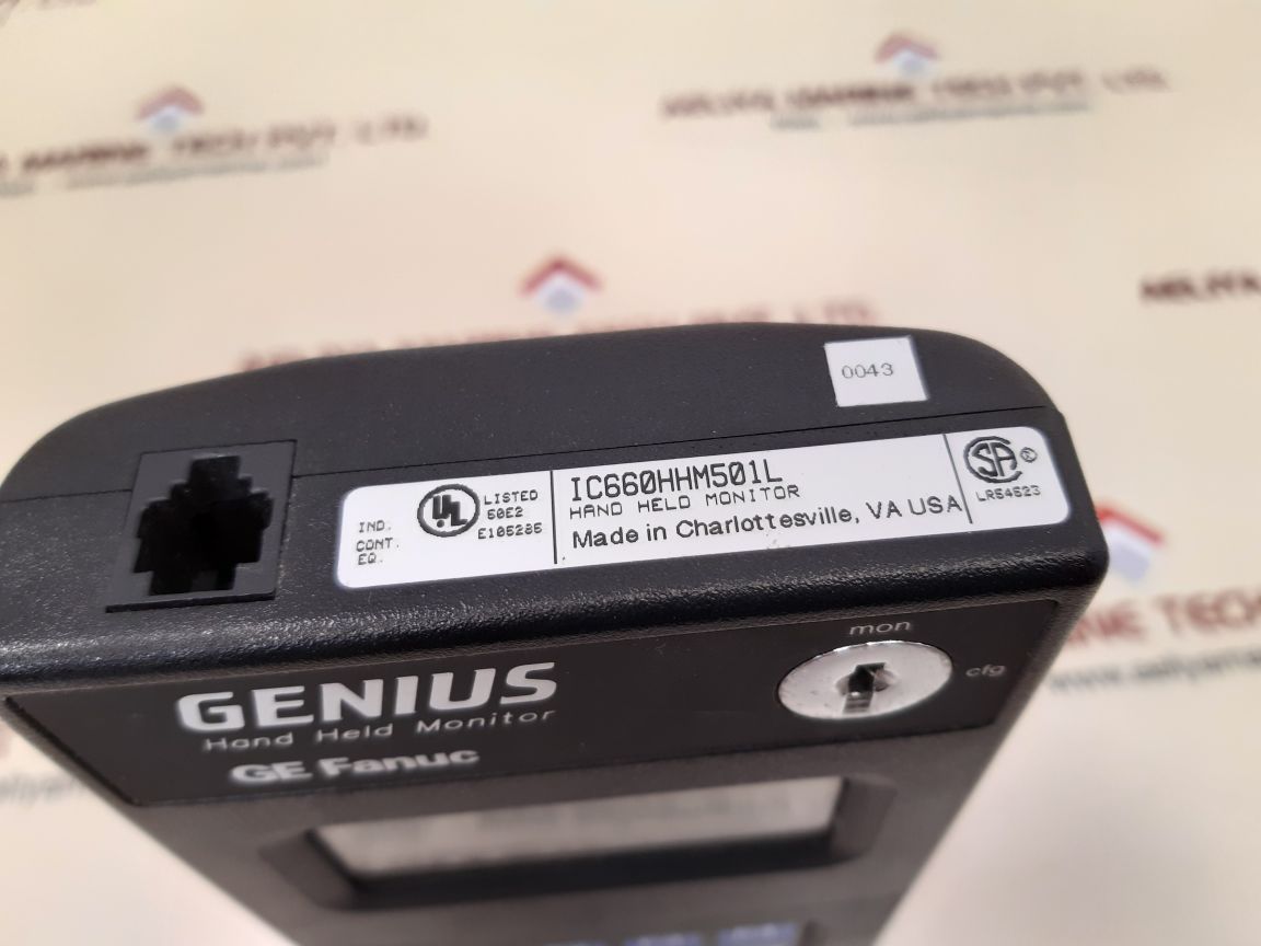 Ge fanuc ic660hhm501l hand held monitor – Aeliya Marine Tech®
