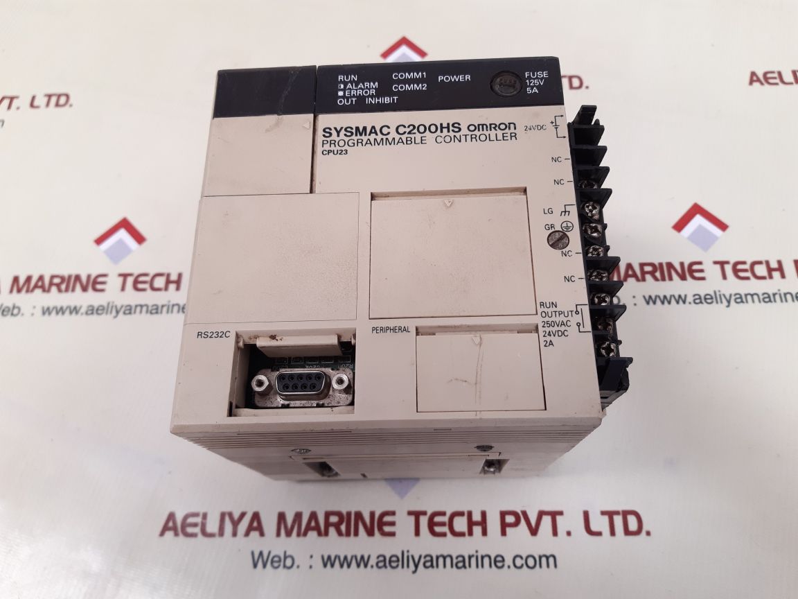 Omron c200hs-cpu23-e sysmac c200hs programmable controller – Aeliya Marine Tech