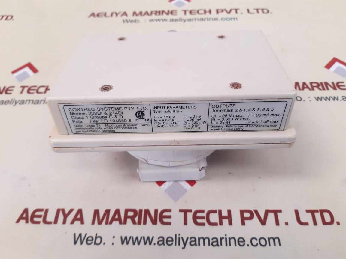 Contrec 202 flowmeter 202di.20 – Aeliya Marine Tech
