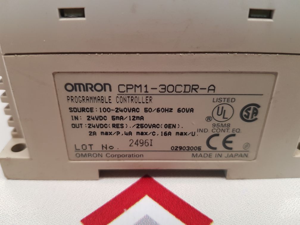 Omron cpm1-30cdr-a programmable controller – Aeliya Marine Tech