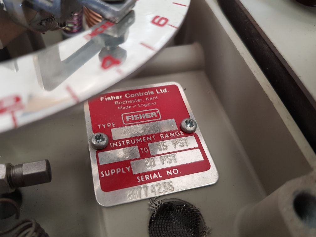 Fisher controls 3582 valve positioner – Aeliya Marine Tech