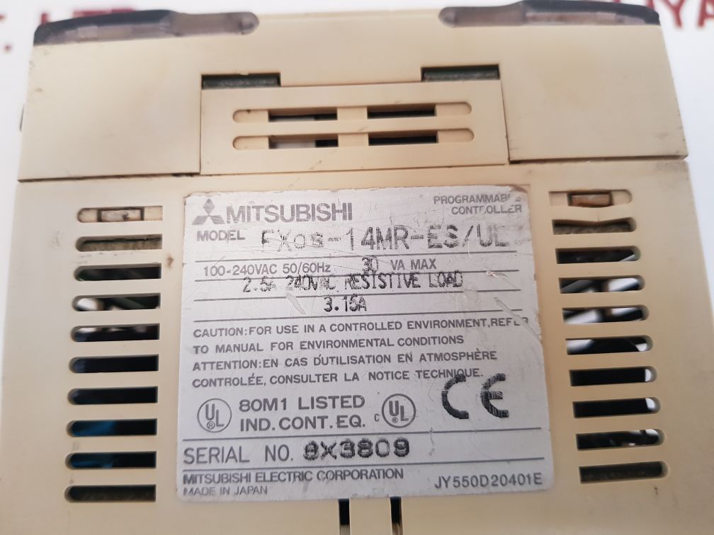 Mitsubishi melsec fx0s-14mr-es programmable controller – Aeliya Marine Tech