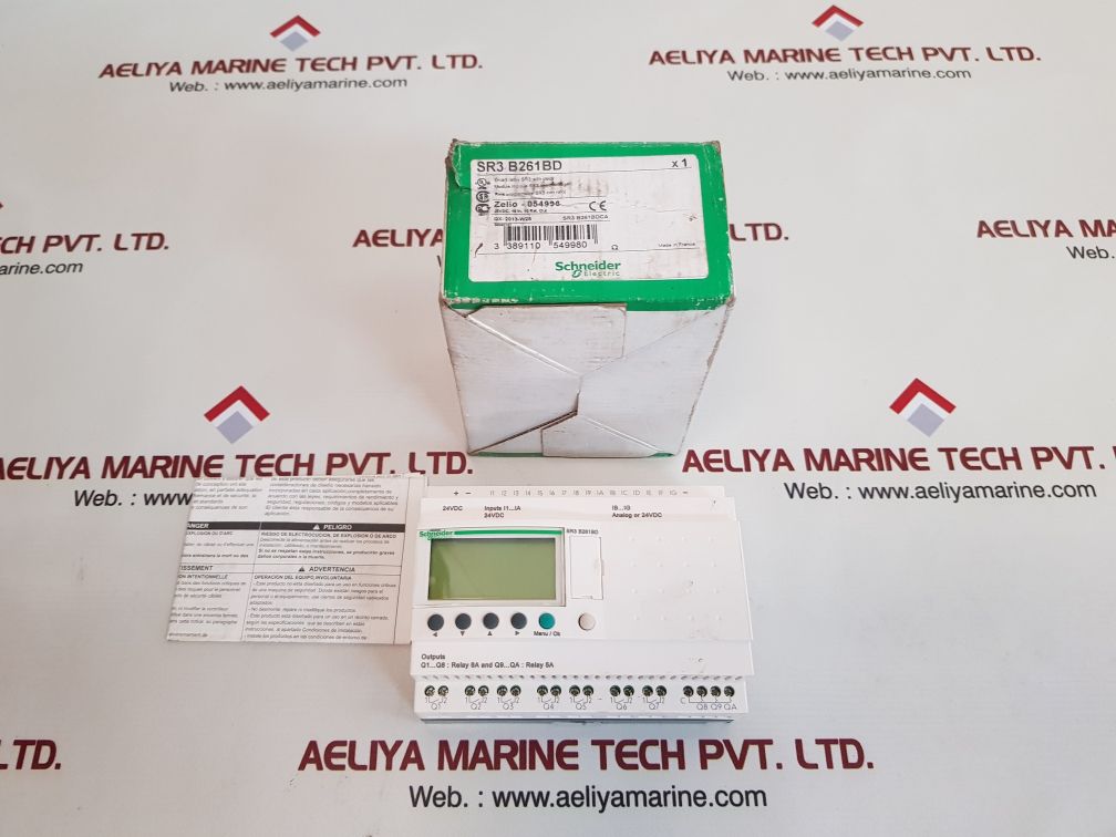 Schneider zelio sr3 b261bd logic controller module – Aeliya Marine Tech